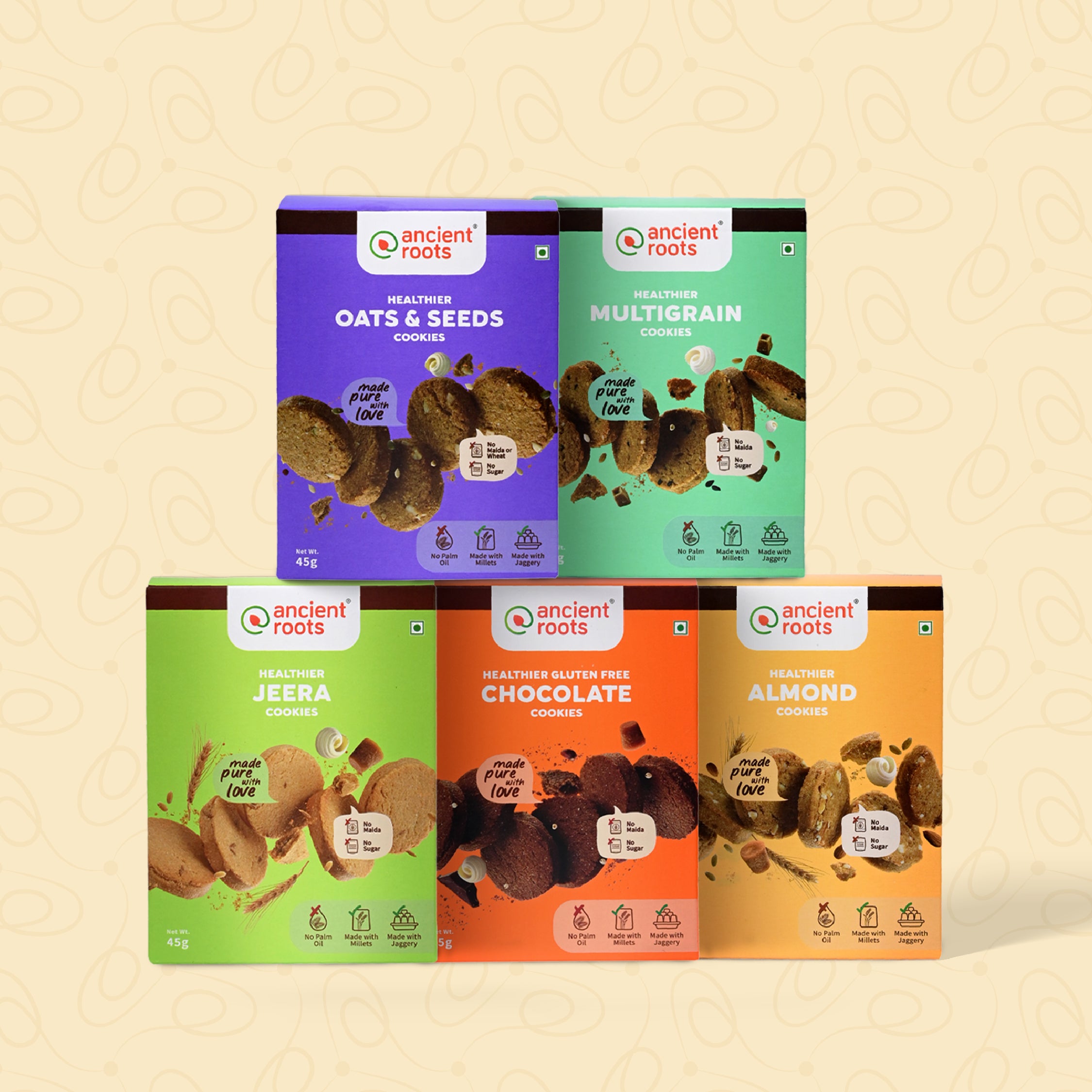 100% Natural Almond Cookies - Shop Healthy Almond Cookies – Ancient ...