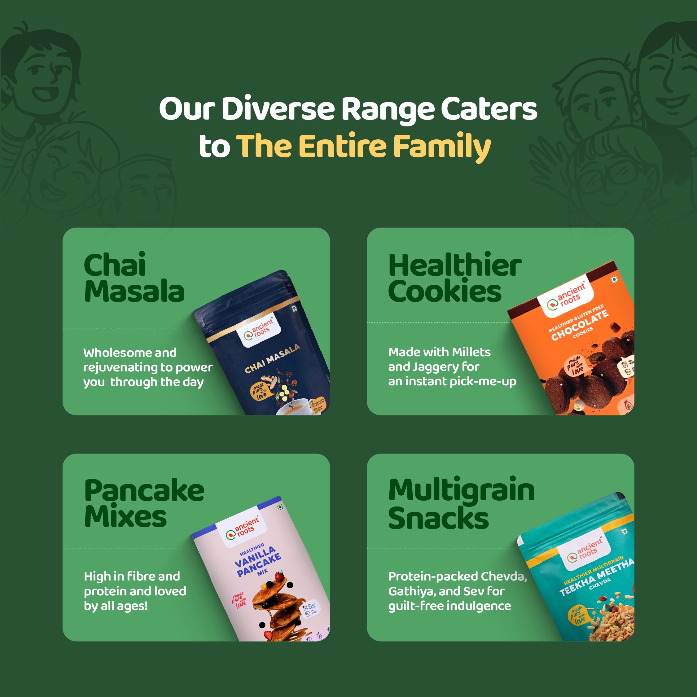 Shop Healthy & Natural Multigrain Cookies - Ancient Roots – Ancient ...